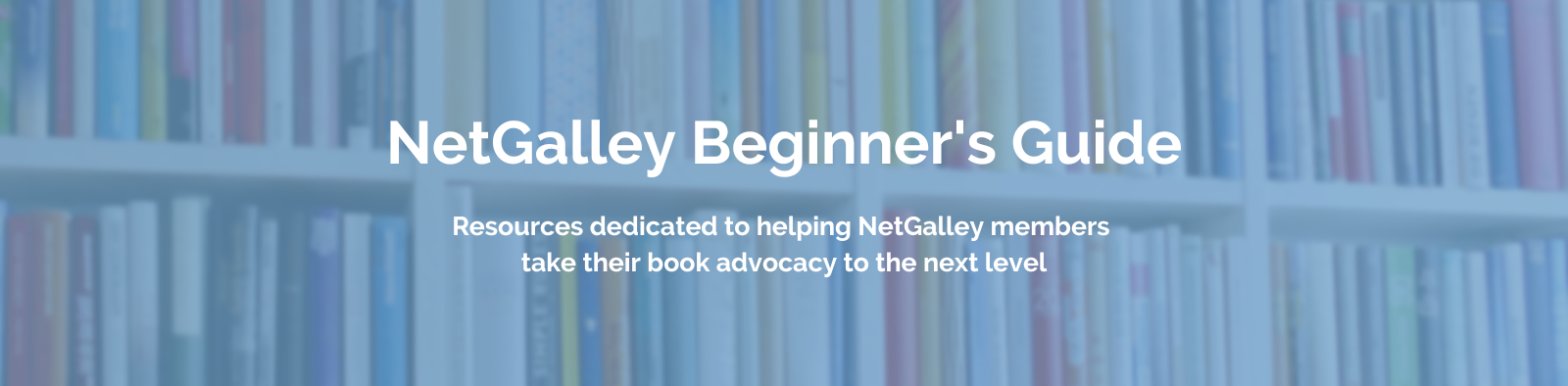 NetGalley Beginner's Guide - Bookish